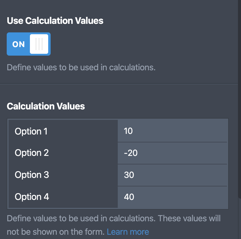 Is Negative numbers possible while calculating multiple select values Is Negative numbers possible while calculating multiple select values